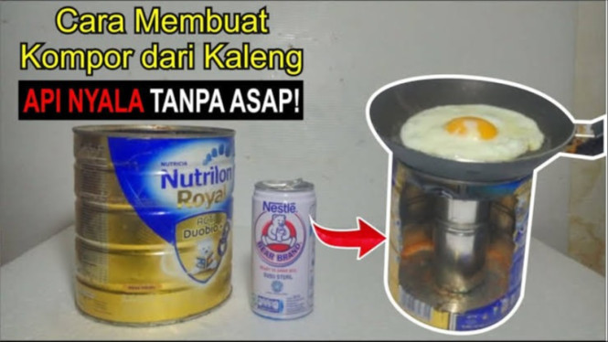 Kehabisan Gas LPG? Ini Cara Bikin Kompor Darurat Modal Nol Rupiah dari Bahan Rumah!