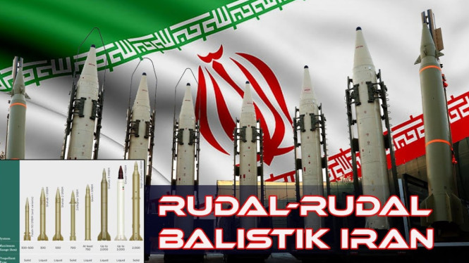 Mengintip Ragam Rudal Balistik Iran, dari Jarak Pendek Sampai Hypersonic!