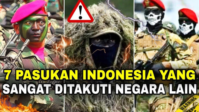 7 Pasukan Elite Indonesia yang Ditakuti Dunia, Kopassus Bukan yang Terkuat!