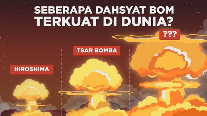 Lebih Dari Bom Hiroshima, Inilah Bom Nuklir Terdahsyat yang Pernah ...