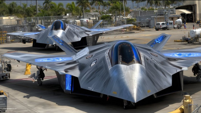 Amerika Terbangkan Jet Tempur F-47 Generasi Keenam Secara Rahasia Sejak ...