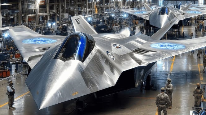 Produksi F-47 Boeing Dimulai, Jet Tempur Generasi Keenam Amerika ...
