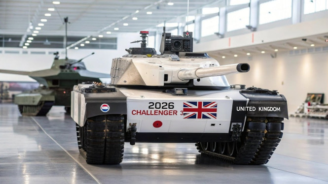 Tank Challenger 3 Inggris Versi 2026 Habiskan Biaya Rp68 Miliar Per Unit!