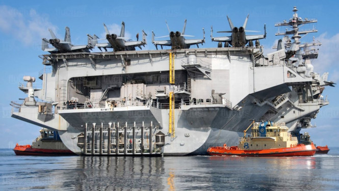 Kehidupan di USS Gerald R Ford 4.500 Kru, Tim Kuliner Siapkan 12.000 ...