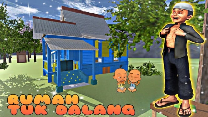 Foto Cara Menemukan Rumah Tok Dalang Upin Ipin di Sakura School Simulator, Simak ID Props Terbarunya