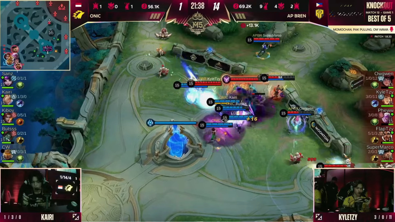 Hasil M5 World Championship: ONIC Melaju ke Grand Final, Setelah Permalukan AP Bren 3-0