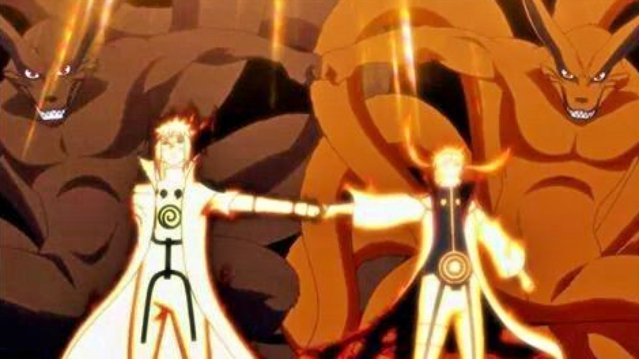 Alasan Minato Membagi Chakra Kurama Pada Naruto