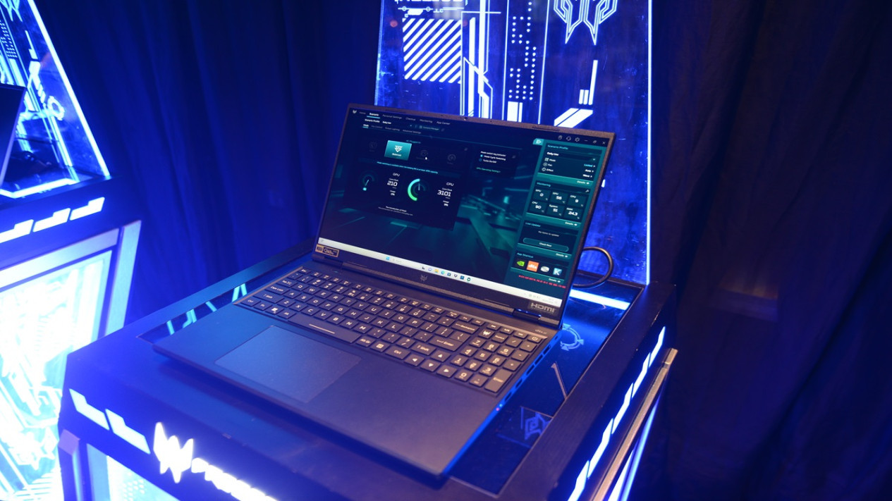 Foto Laptop Gaming Acer Predator Helios Neo 16, Pakai Intel Core HX ...