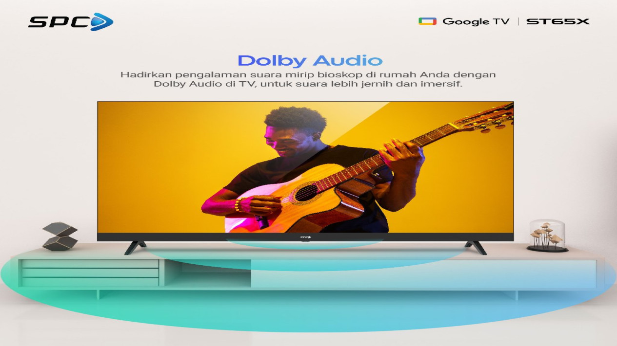 Smart TV SPC ST65X, Punya Soundbar Bawaan dan Garansi 10 Tahun