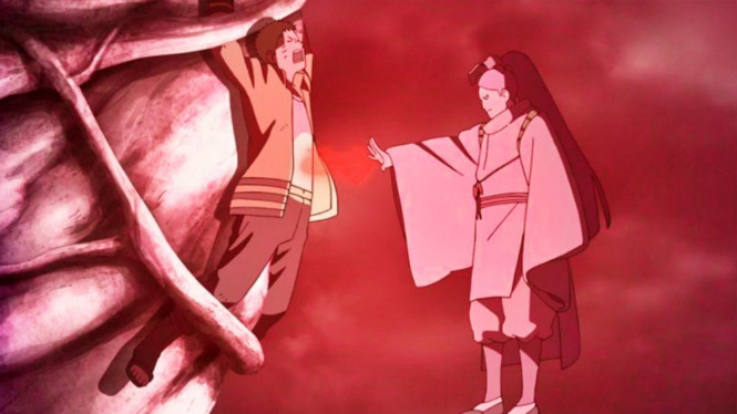Momem Saat Keluarga Naruto di Culik pada Anime Naruto dan Boruto