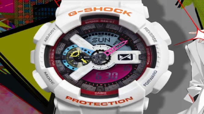 Casio G-Shock x To Be Hero X GA-110: Jam Tangan Hybrid Warna-warni