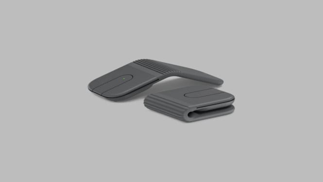 Logitech Mobi Fold Hadirkan Mouse Lipat Clamshell, Baterai Tahan Sebulan