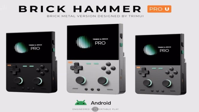 TrimUI Brick Hammer Pro U Tawarkan Performa Premium di Gadget Vertikal