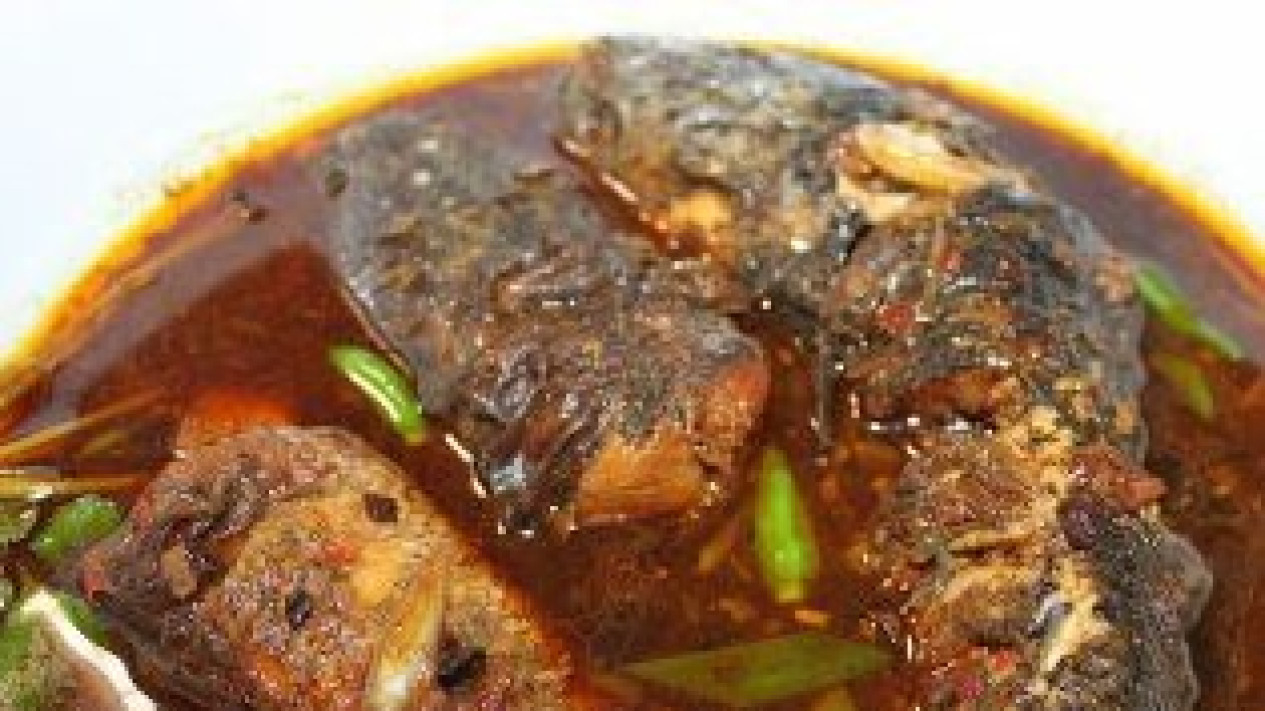 Foto Sayur Gabus Pucung Masakan Kuliner Khas Betawi