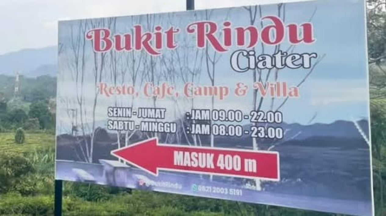 Foto Bukit Rindu, Destinasi Wisata Alam yang Cocok untuk Staycation dan ...