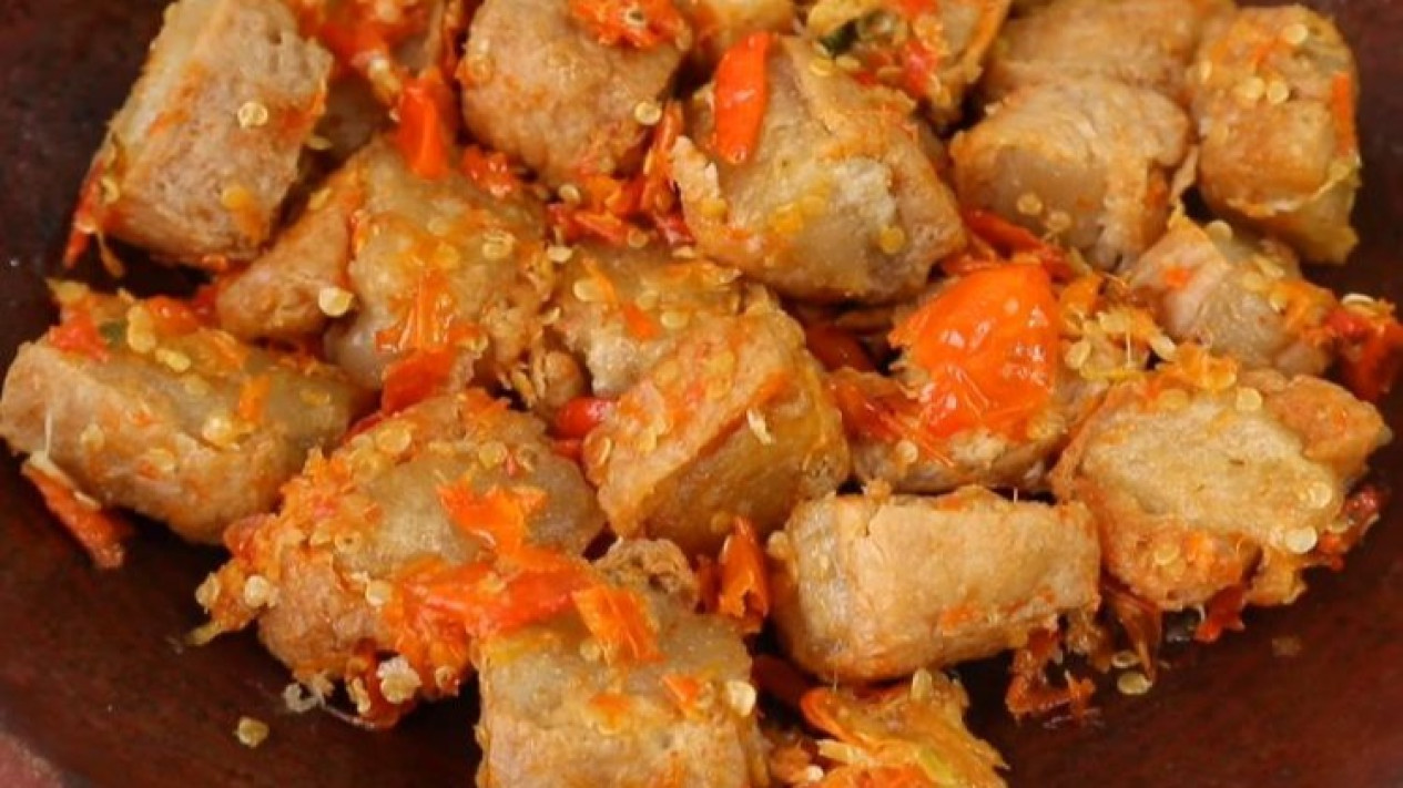 Foto Cara Membuat Tahu Kocek, Camilan Pedas Menggila yang Bikin Lidah ...