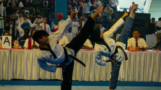 Hebat, Ribuan Atlet Taekwondo Ramaikan Ajang BTO 2025 di Bandung