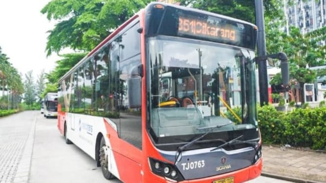 Ini Titik Pemberhentian Transjabodetabek Rute Baru Cawang–Cikarang