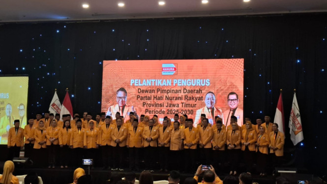 DPD Hanura Jatim Periode 2025–2030 Resmi Dilantik, Targetkan 1,3 Juta Suara di Pemilu 2029