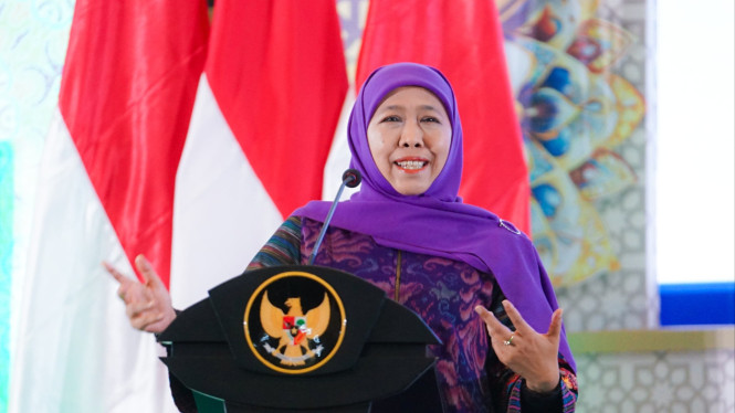 Tahu Musala Ponpes Al Khoziny Buduran Ambruk, Khofifah Buru-buru Pulang dari Palembang