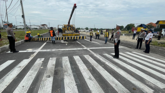 Jalan Lingkar Utara Lamongan Kembali Dibuka dan Diujicoba Selama 30 Hari