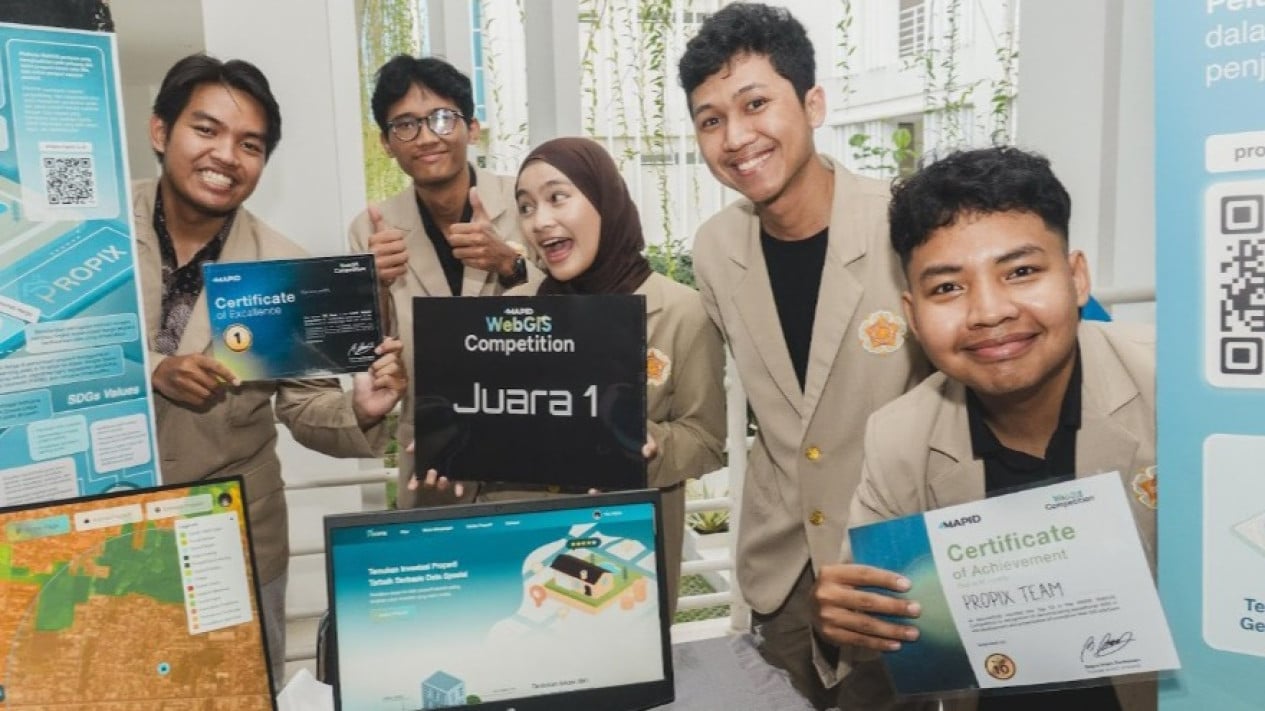 Foto Mahasiswa UGM Raih Juara 1 MAPID WebGIS Competition dari Platform Investasi Properti