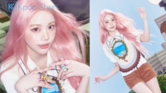 Carmen Hearts2Hearts Viral! Rambut Pink Bikin Knetz Heboh, Visual ...