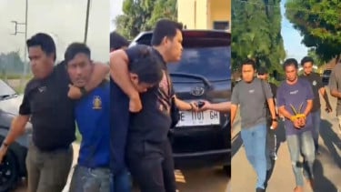Massa Kepung Rumah Kades di Natar, Polres Lampung Selatan dan Brimob ...