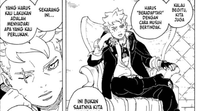 Boruto Two Blue Vortex Chapter 27, Ketegangan Politik Konoha