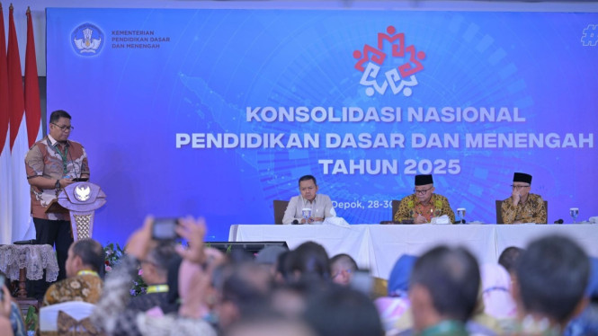 Hari Kedua Konsolnas Pendidikan, Mendikdasmen Abdul Mu’ti Paparkan Program Prioritas Pendidikan ...