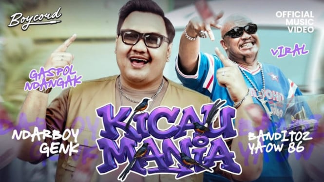 Trending! Lagu 'Kicau Mania' Ndarboy Genk Viral, Jadi 'Lagu Kebangsaan ...