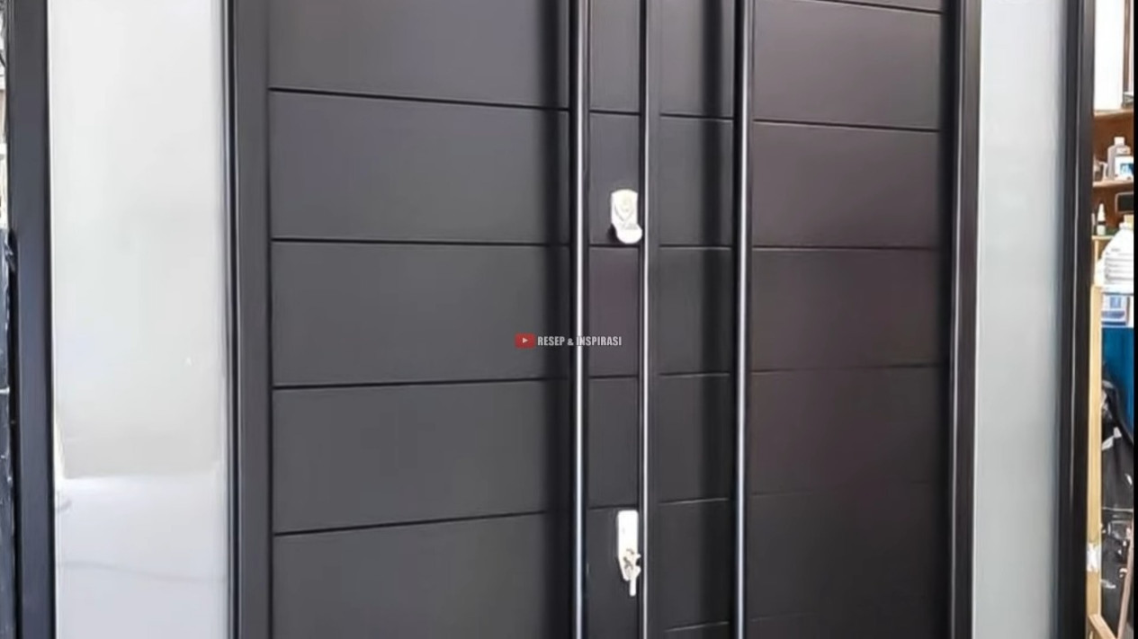 Foto Solusi Pintu Estetik! Desain Pintu Geser Minimalis Ini Bikin Rumah ...