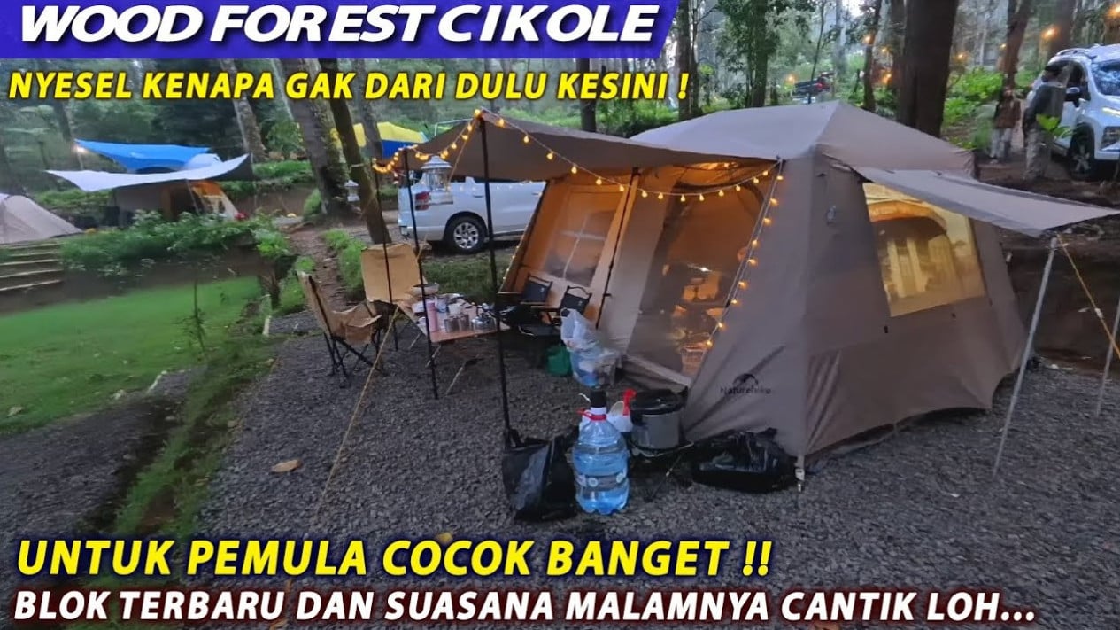 Wood Forest Lembang, Surga Camping dengan Tenda Mewah dan Trekking Seru ...