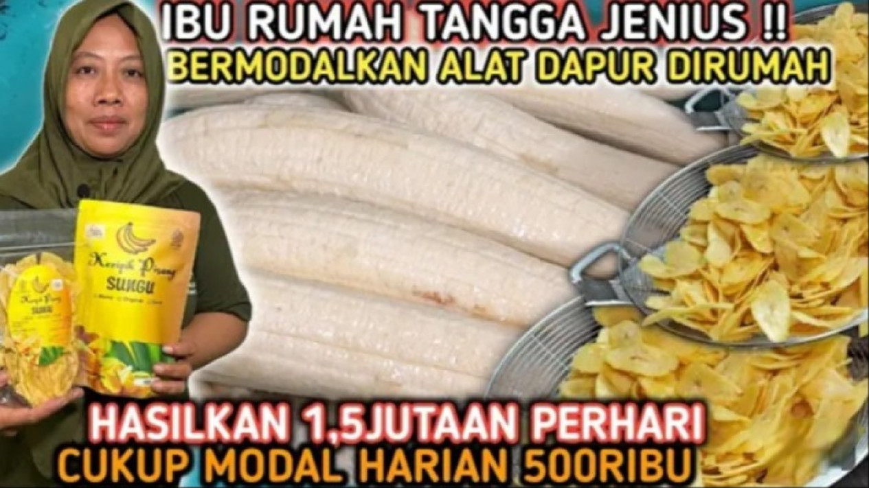 Dari Modal Rp 10 Ribu dan Semangat Baja, Ibu Purwanti Menaklukkan Pasar Keripik Pisang!