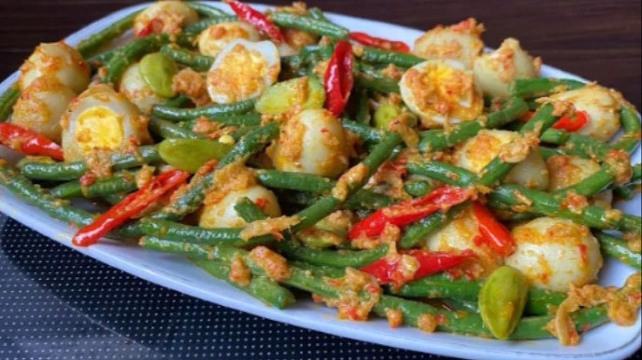 Resep Kacang Panjang Telur Puyuh Santan Gurih, Masak Simpel Tapi ...