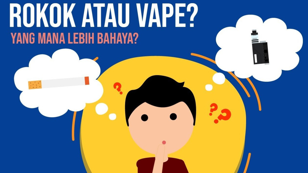 Rokok Biasa atau Vape, Mana yang Lebih Bahaya bagi Kesehatan?