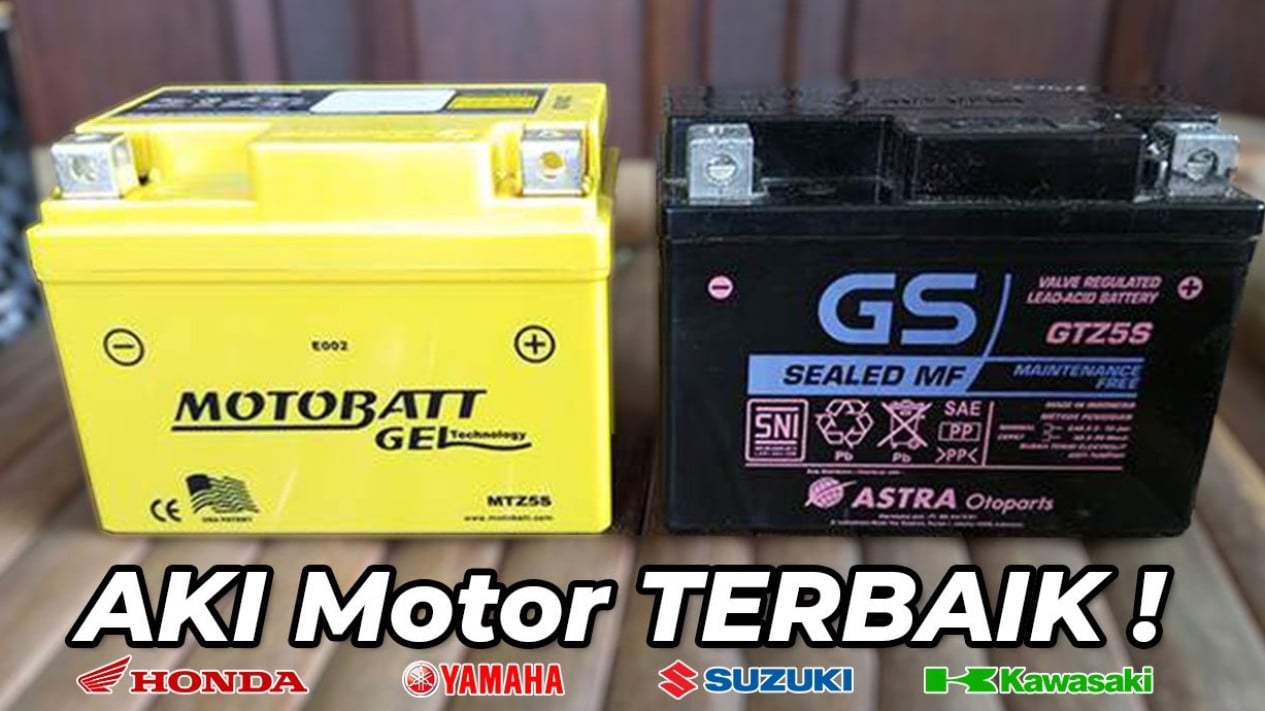 5 Aki Motor Paling Gila! Performa Super Tahan Banting Bikin Motor Matic ...
