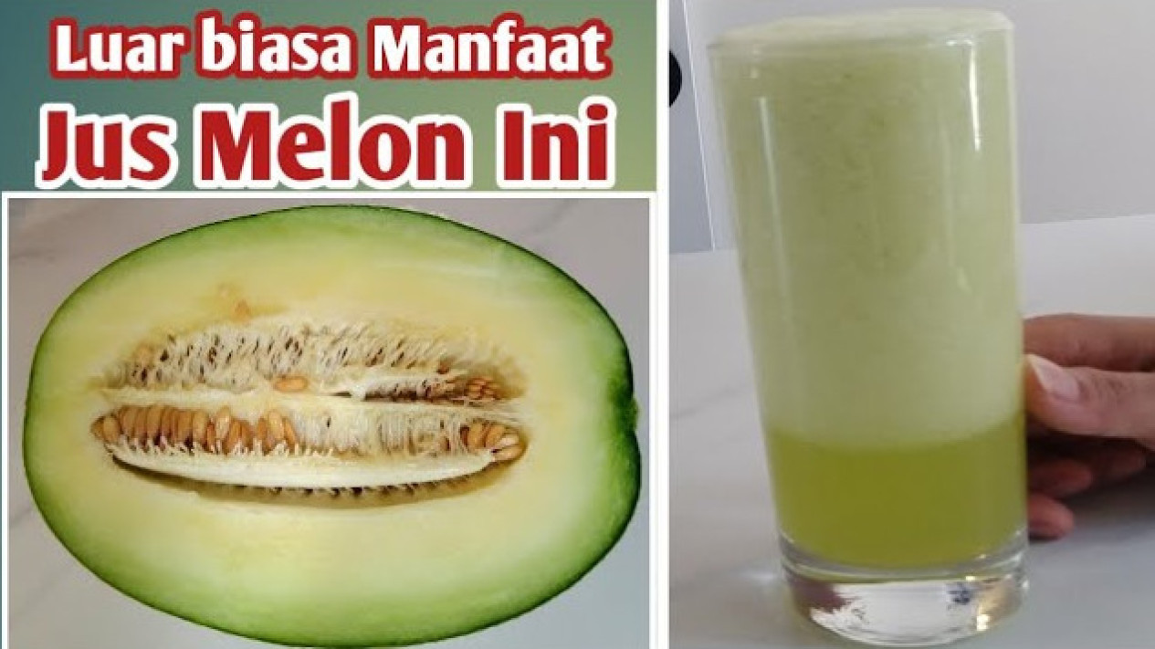 Segarnya Jus Melon Ini Bisa Bikin Tubuh Hidup Lagi, Anti Hipertensi dan Kulit Lebih Kinclong!