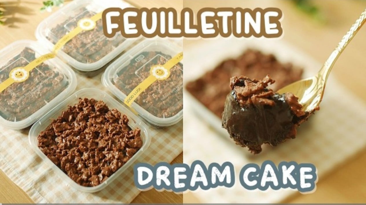 Sungguh Mewah! Resep Feuilletine Dream Cake Viral, Rahasia Ide Jualan ...