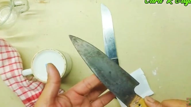 Rahsia Pisau Tumpul Jadi Tajam Maksimal, Cukup Menggunakan Gelas