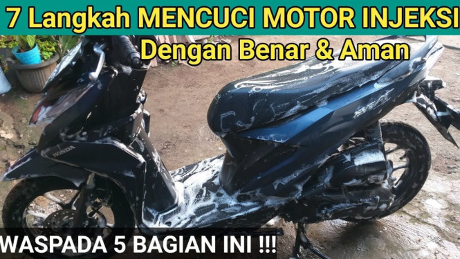 Motor Kinclong Tapi Tiba-Tiba Mogok? Bisa Jadi Salah Cuci, Ini ...