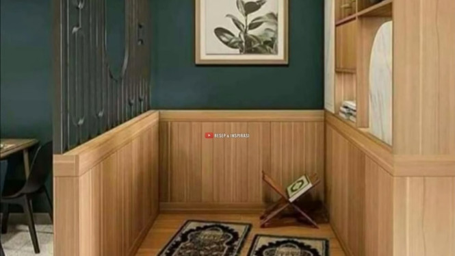 Gak Perlu Mewah! Desain Musala Rumah Minimalis Ini Bikin Ibadah Nyaman ...