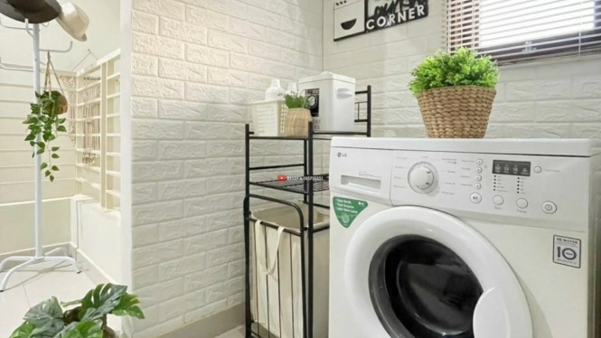 Gak Bikin Berantakan! Desain Laundry Room Minimalis Ini Bikin Rumah ...