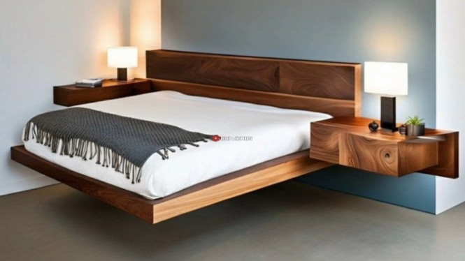 Gak Cuma Estetik! Desain Dipan Kayu Minimalis Ini Punya Banyak Fungsi ...