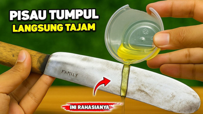 Pisau Dapur Sudah Tumpul Banget? Pakai Tips Ini Langsung Tajam Lagi!