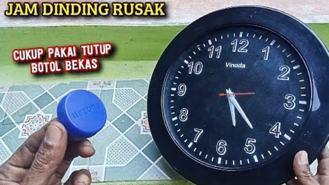 Tutup Botol Bekas Jangan Dibuang! Bisa Jadi Solusi Ajaib Buat Jam Dinding yang Tak Bisa Dipajang