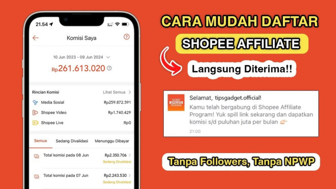 Cara Lengkap Daftar Shopee Affiliate Program, Raup Jutaan Rupiah Tanpa ...