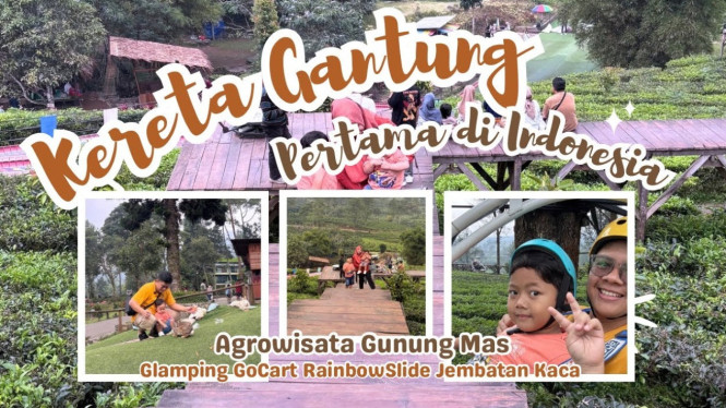 Wisata Agrowisata Gunung Mas Puncak Bogor Suguhkan Kereta Gantung ...