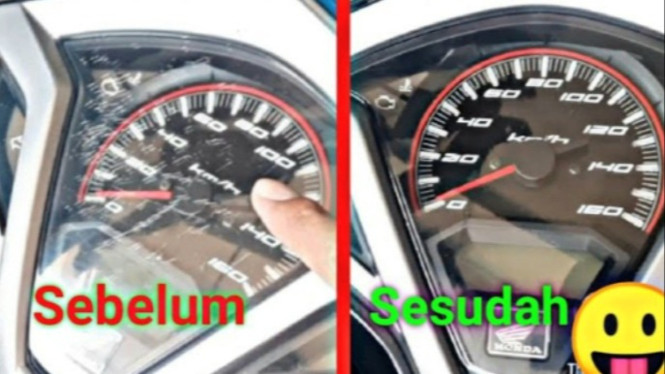Cara Mengatasi Retak Seribu pada Mika Speedometer Motor dengan Mudah