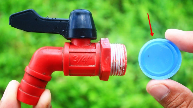 Tips Memperbaiki Kran Bocor Cuma Pakai Tutup Botol, Langsung Rapat ...